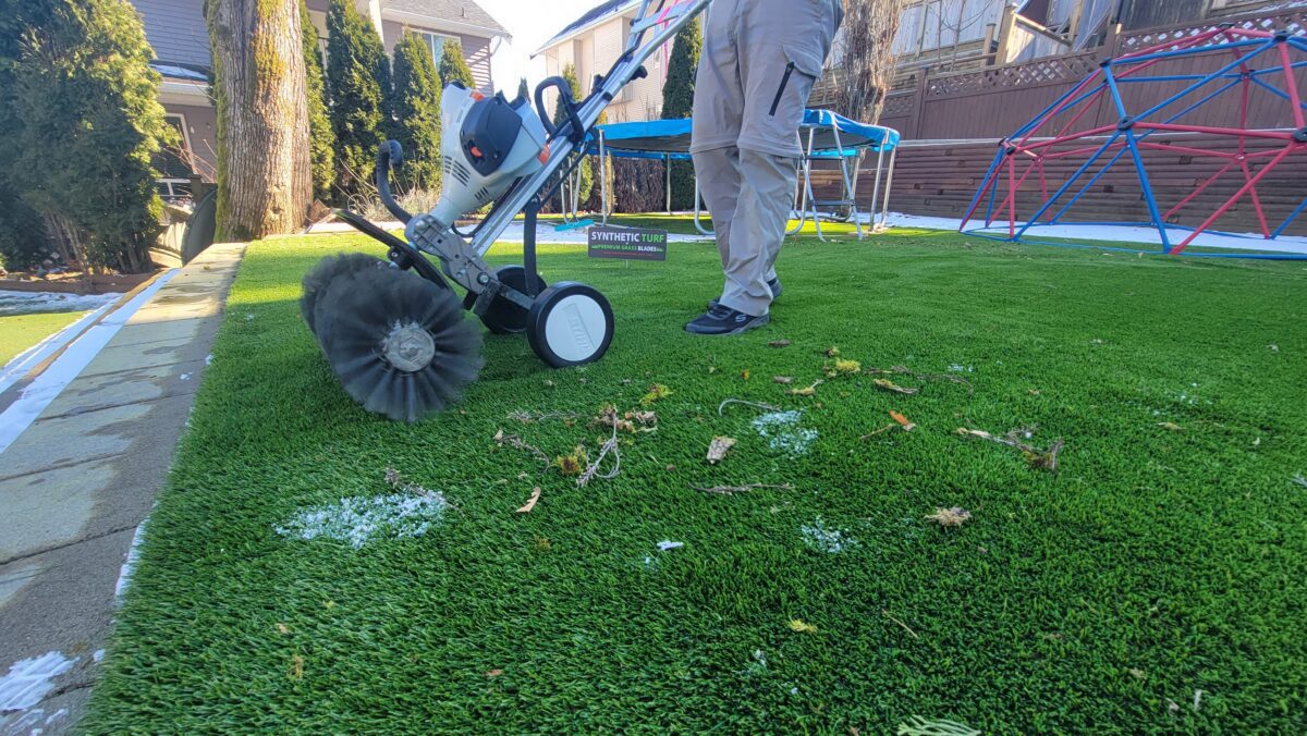 Artificial Turf Cleaning Service | Premium Glass Blades