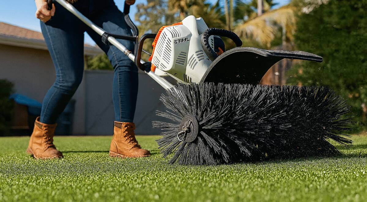 Artificial Turf Cleaning Service | Premium Glass Blades
